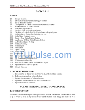 Module 4 - EERT - VTUPulse MODULE - Structure 4 Module Objective 4 Biomass Production 4 Energy ...
