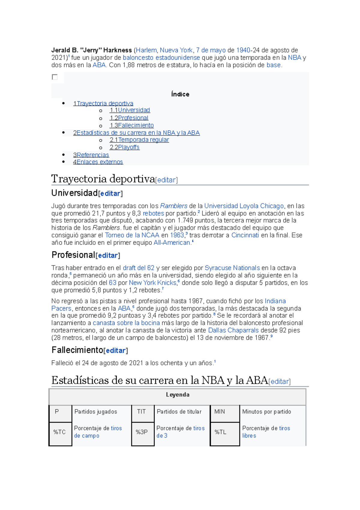 Jerry harknes HISTORIA Y BIBLIOGRAFIA - Jerald B. "Jerry" Harkness ...