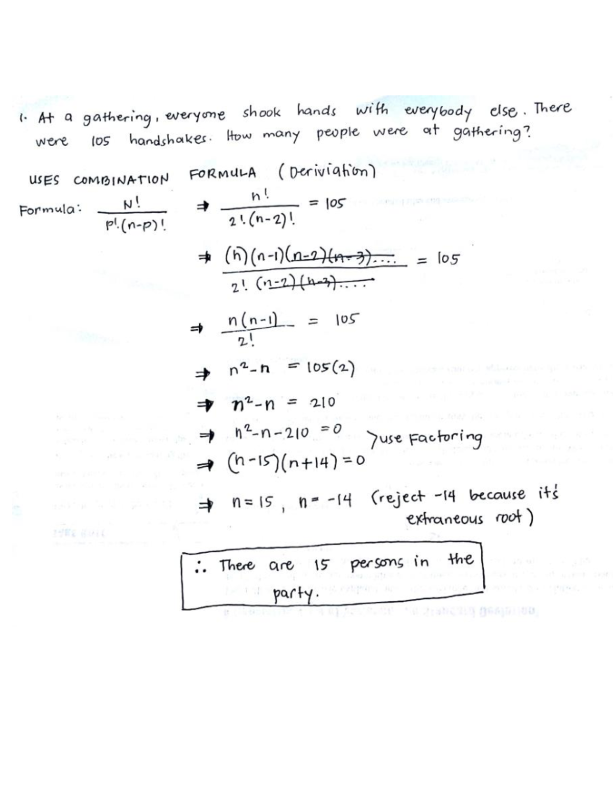 Combination (Sample Problem Set) - BSCE-BS in Civil Engineering - Studocu