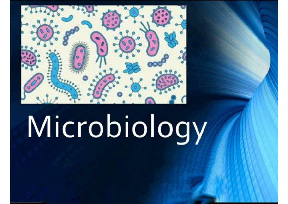 Microbiology presentation - Bs Biochemistry - Studocu