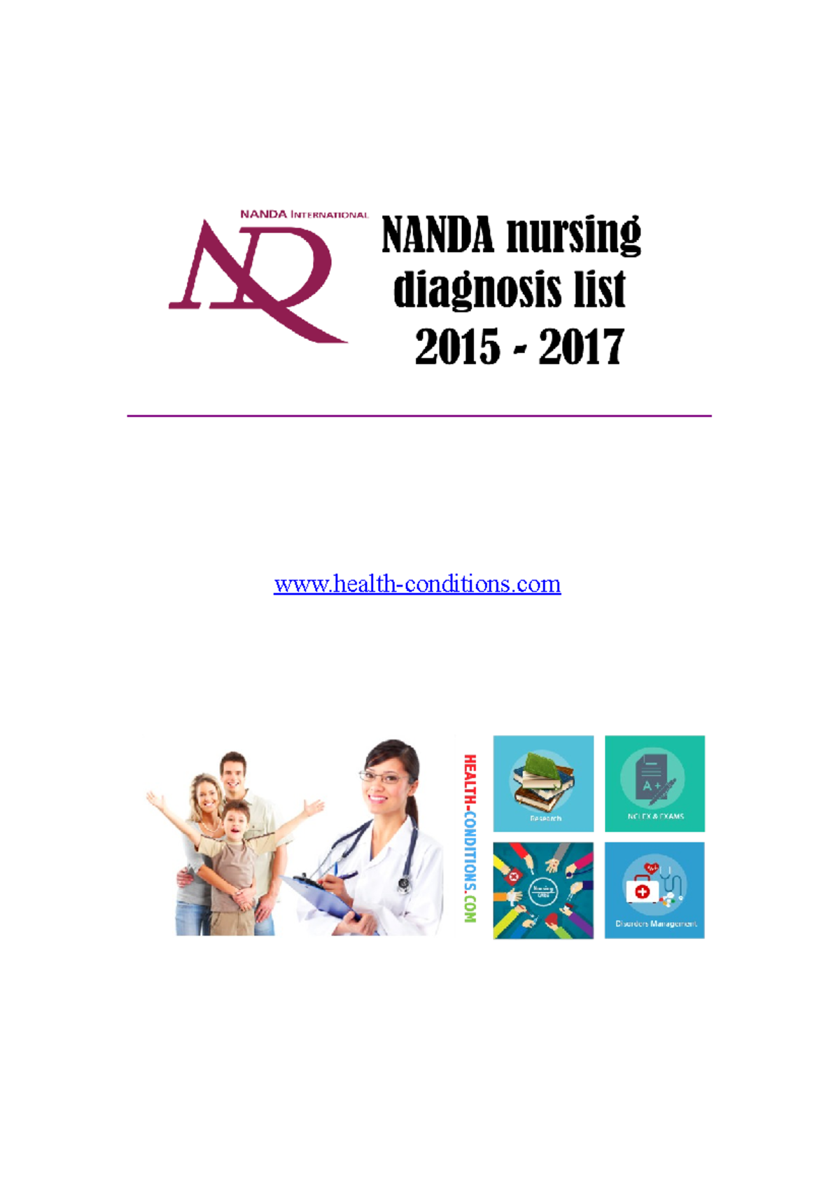 Nanda Nursing Diagnosis list - health-conditions visitFor health ...