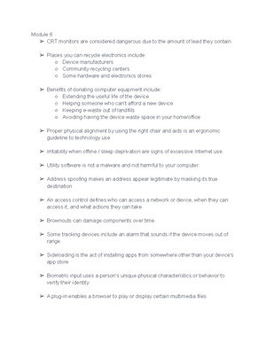 Computer Concepts ICON102 Module 1-5 - MODULE 1 A video doorbell can ...