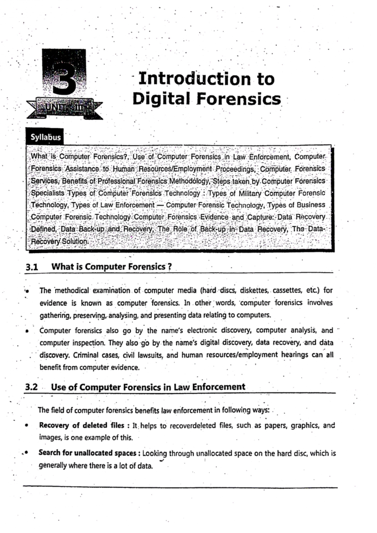 Cybersecurity notes - Computer Science And Engineering - Studocu