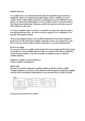Regression - Regression Simple linear regression OLS: ordinary least ...