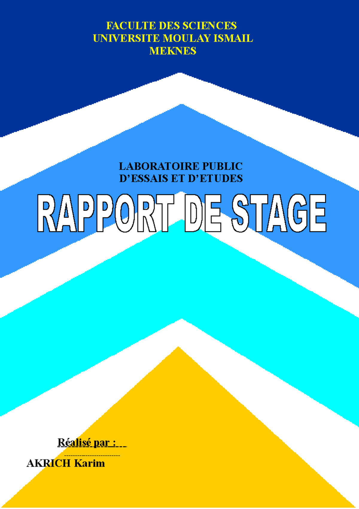 LPEE Rapport Licence Proff - LABORATOIRE PUBLIC D’ESSAIS ET D’ETUDES ...