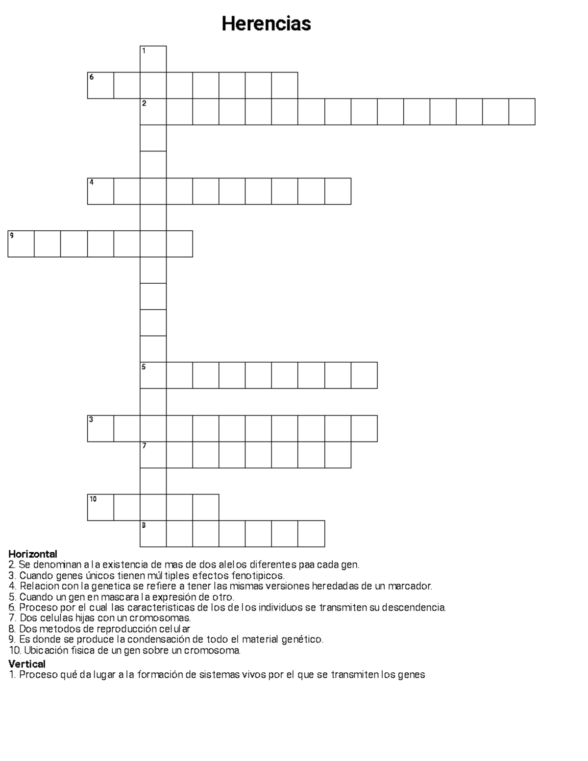 Herencias - Apuntes iuv 5to cuatrimestre - Herencias 1 6 2 4 9 5 3 7 10 ...