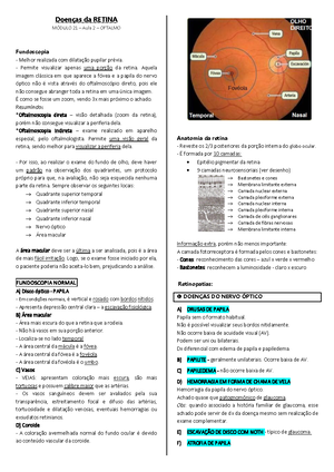 AULA1 - Ametropias - Resumo Oftalmo - ANATOMIA OCULAR E AMETROPIAS seu desenho: 19 Aula 1 ...