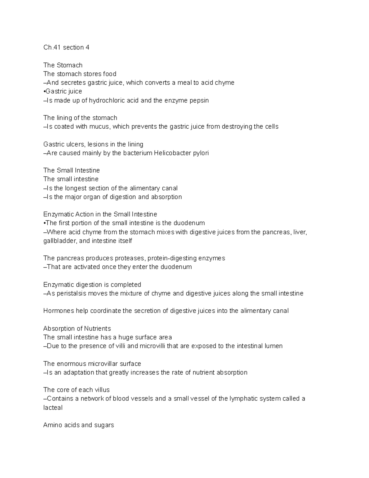 BIOL 113 Ch.41 pt2 - These are my notes from my professor powerpoint ...