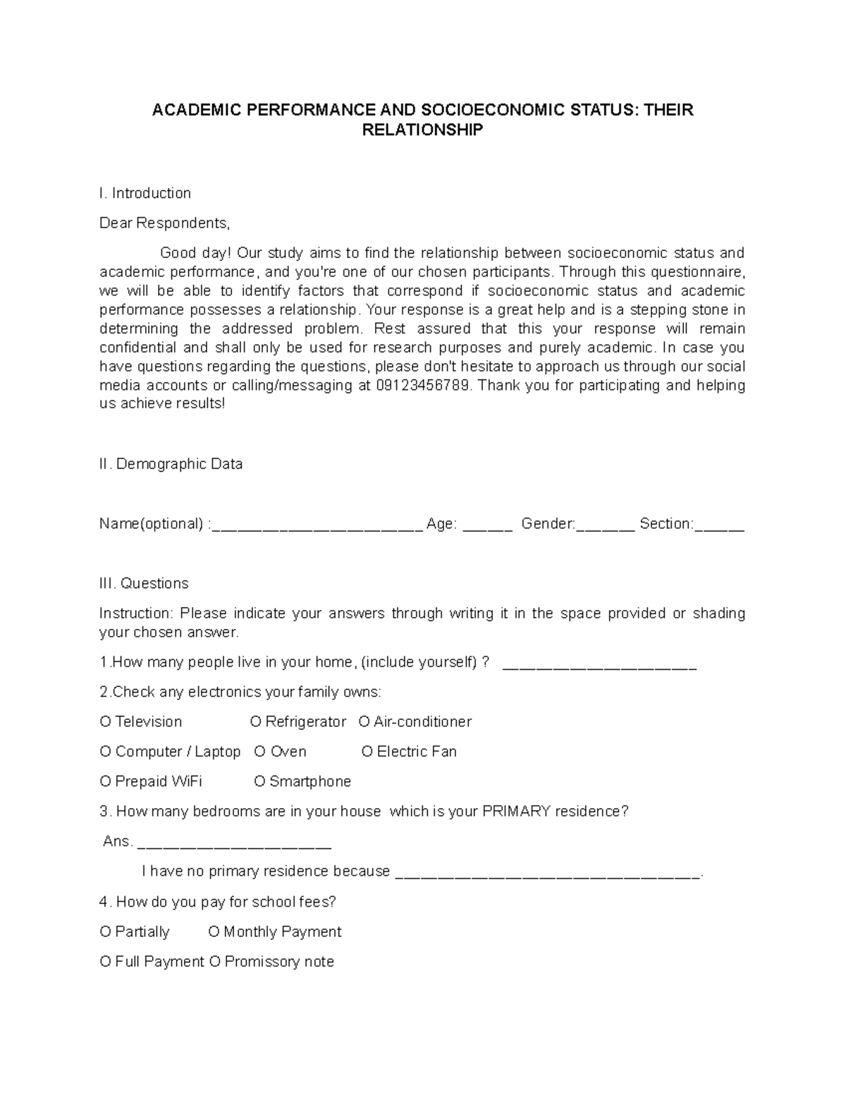Survey - A formal document is a written or printed document that is ...