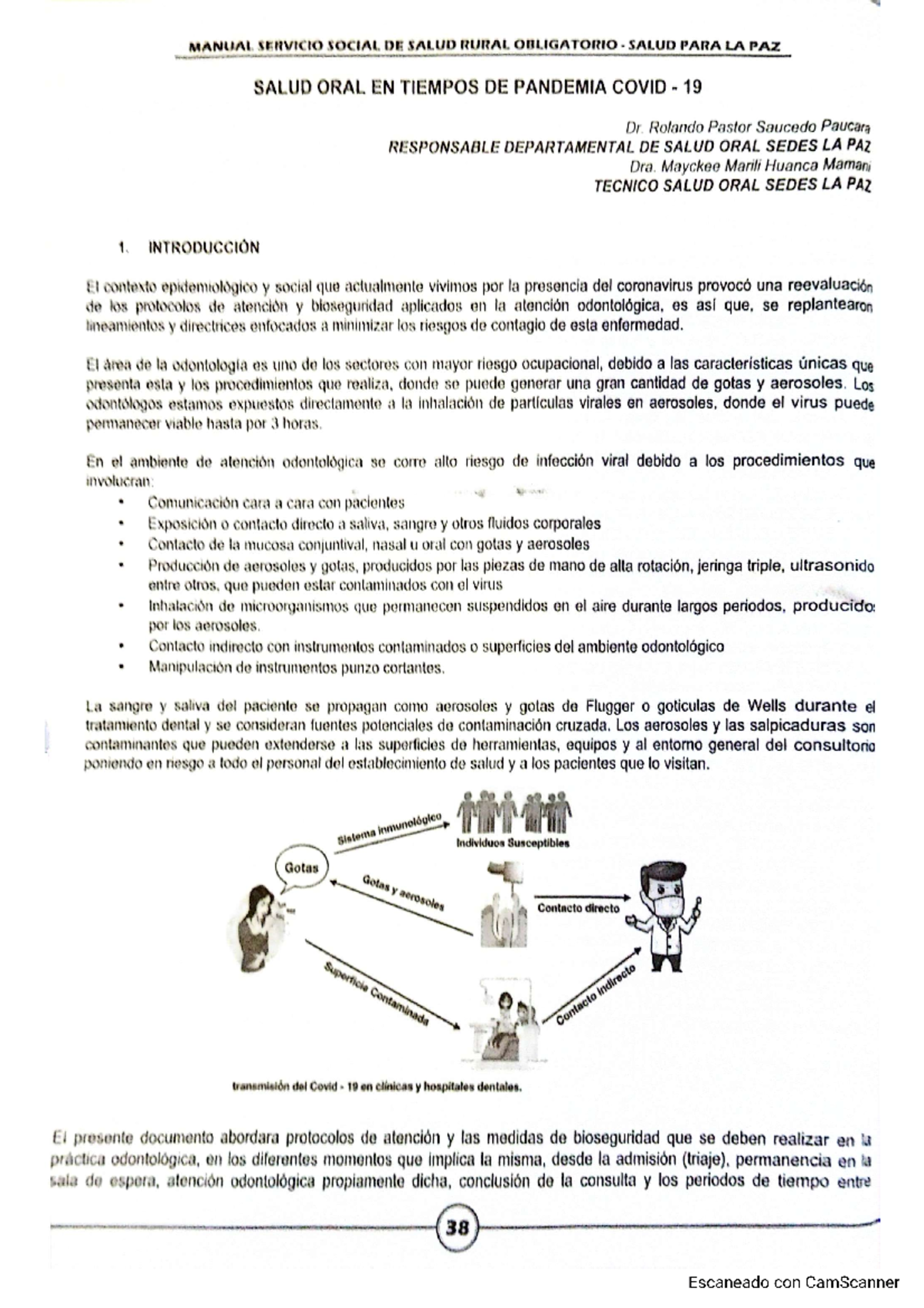 Salud oral bolivia aps - Informacion - MANUAL SERVICIO SOCIAL DE SALUD ...