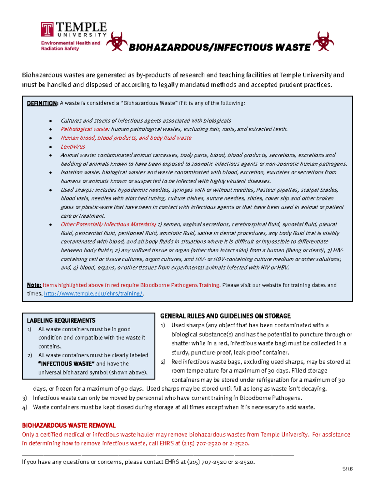 Biohazard waste - A basic guide when handling chemicals - BIOHAZARDOUS ...