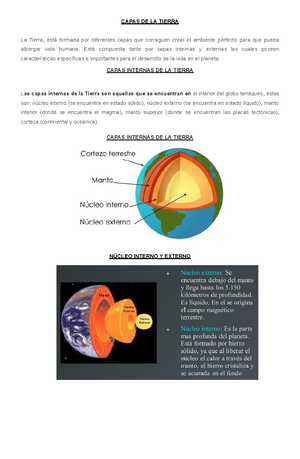 Prueba Capastierra Suelos - EVALUACIÓN CIENCIAS NATURALES “Las Capas de ...