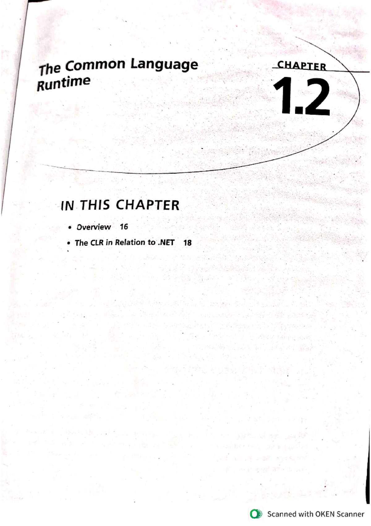 Chapter 2 - The common language Runtime - Computer Science - Studocu