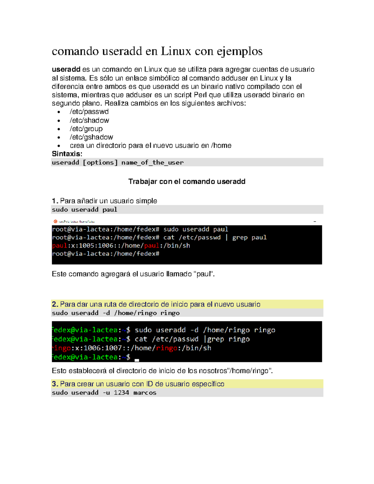 Useradd Command In Linux With Examples Warning Tt Undefined Function 32 Comando Useradd En