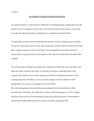 Accounting - ACCOUNTING Sole proprietorship- owned by one person, owner ...