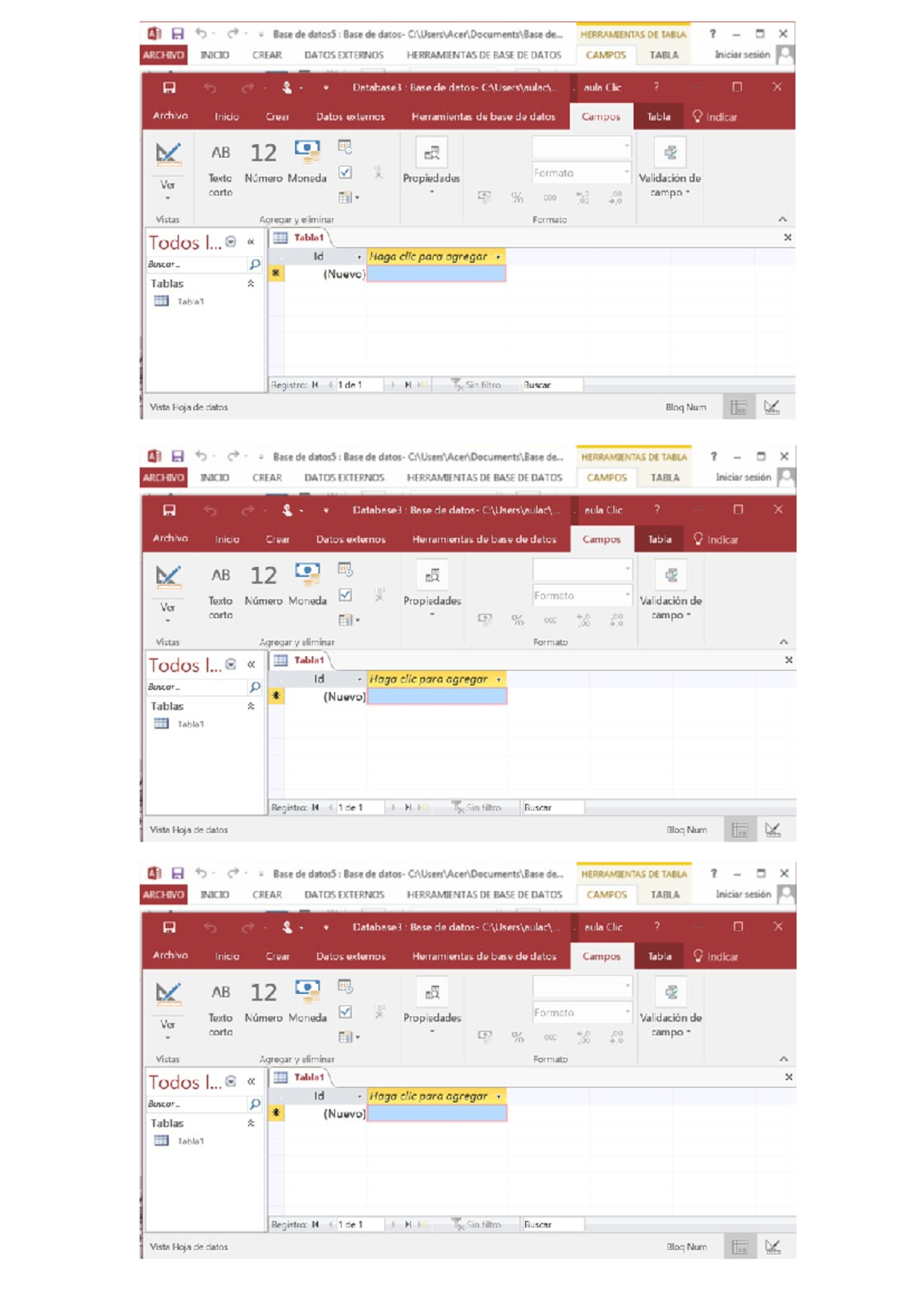 Accessdom - tareas access - Base de datos5 Base de de. HERRAMIENTAS DE ...
