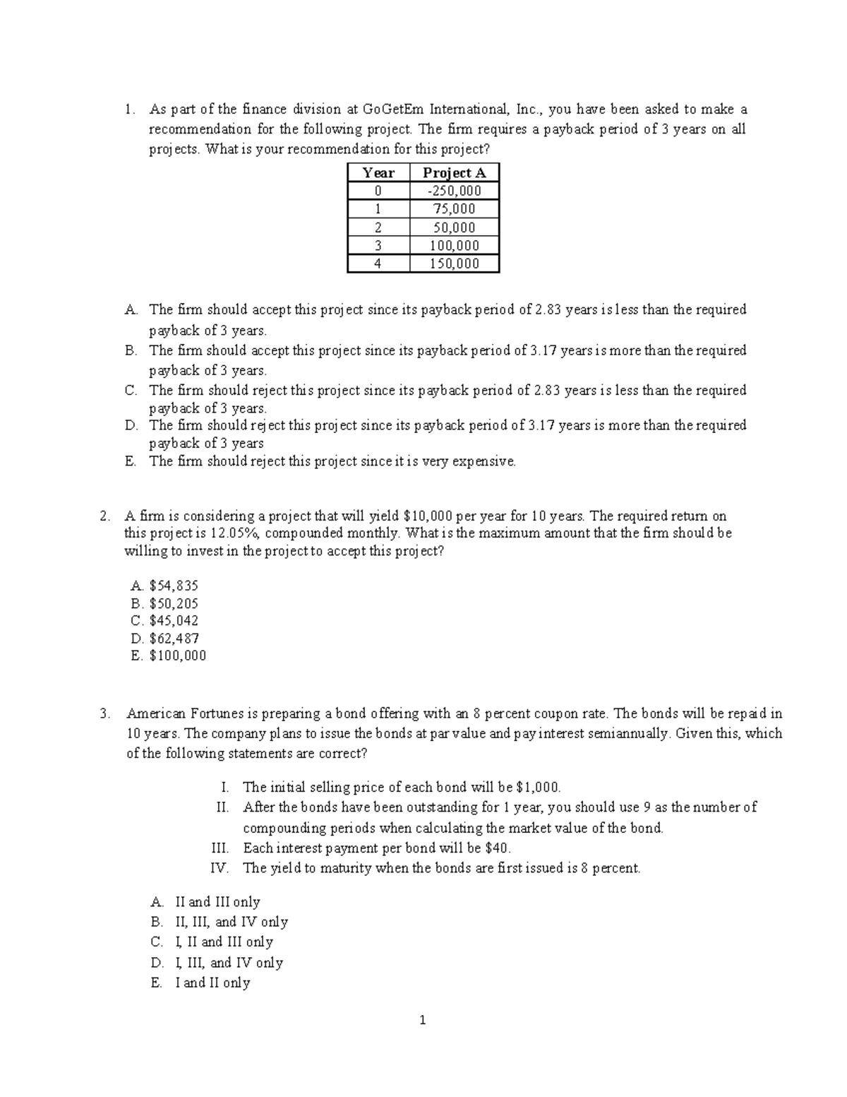 Practice Test Exam 3 - FIN 311 - FIN 311 - BU - Studocu