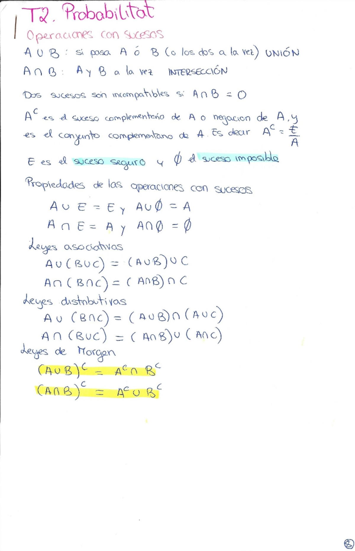 PIE - Tema 2 - Apunts 2 - Probabilitat i Estadística - Studocu