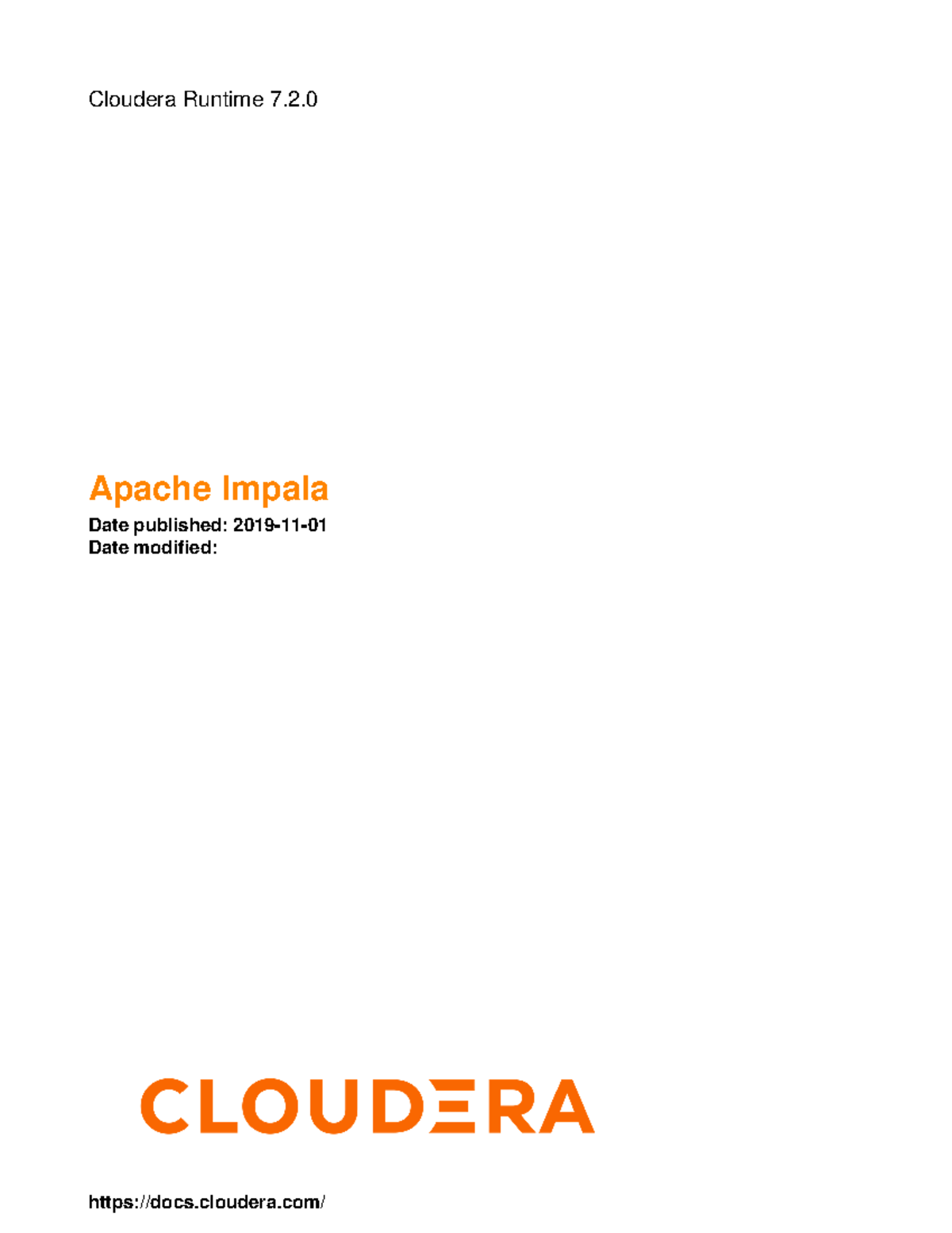 Impala-overview - Impala-overview - Cloudera Runtime 7. Apache Impala ...