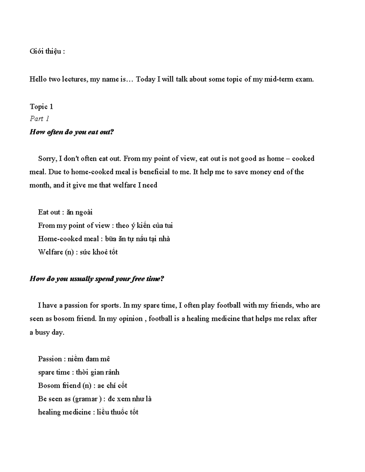 Mới u - toán - Giới thiệu : Hello two lectures, my name is... Today I ...