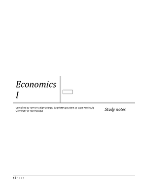 Econ 112 Chap2 Notes - Economics for South African Students - Econ 112 ...
