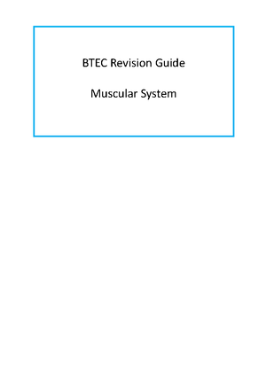 BTEC Sport Level 3 Revision Guide Respiratory System - BTEC Revision ...