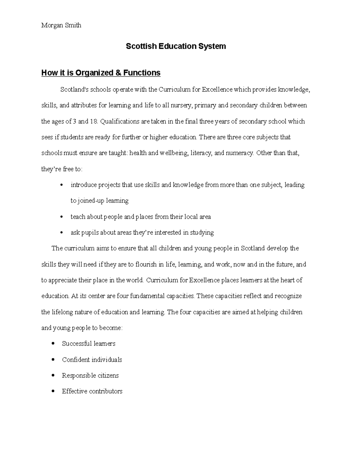 Education Everywhere Final copy - Scottish Education System How it is ...