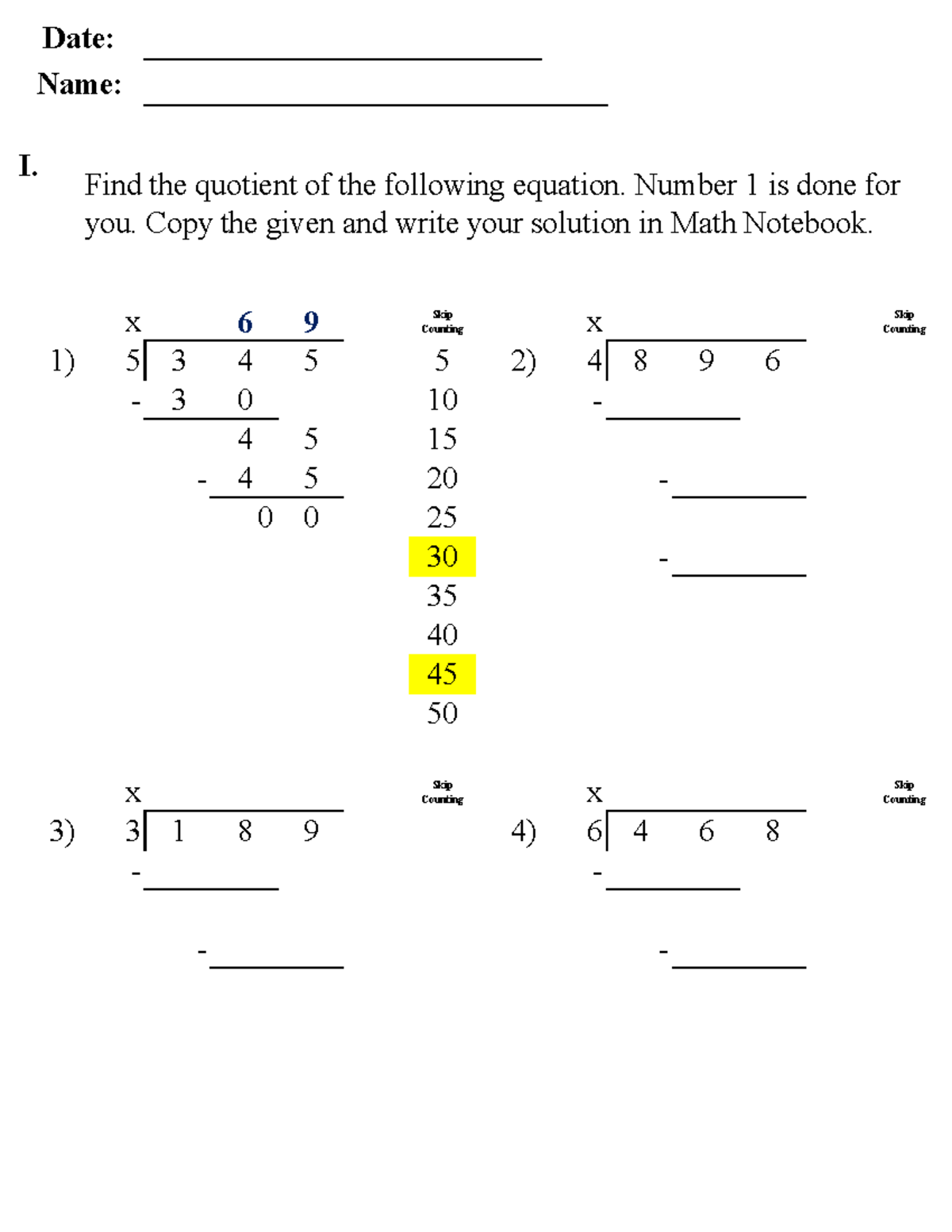 Division- Practice - Science, Effect of Mutation on Proteinb - Date ...