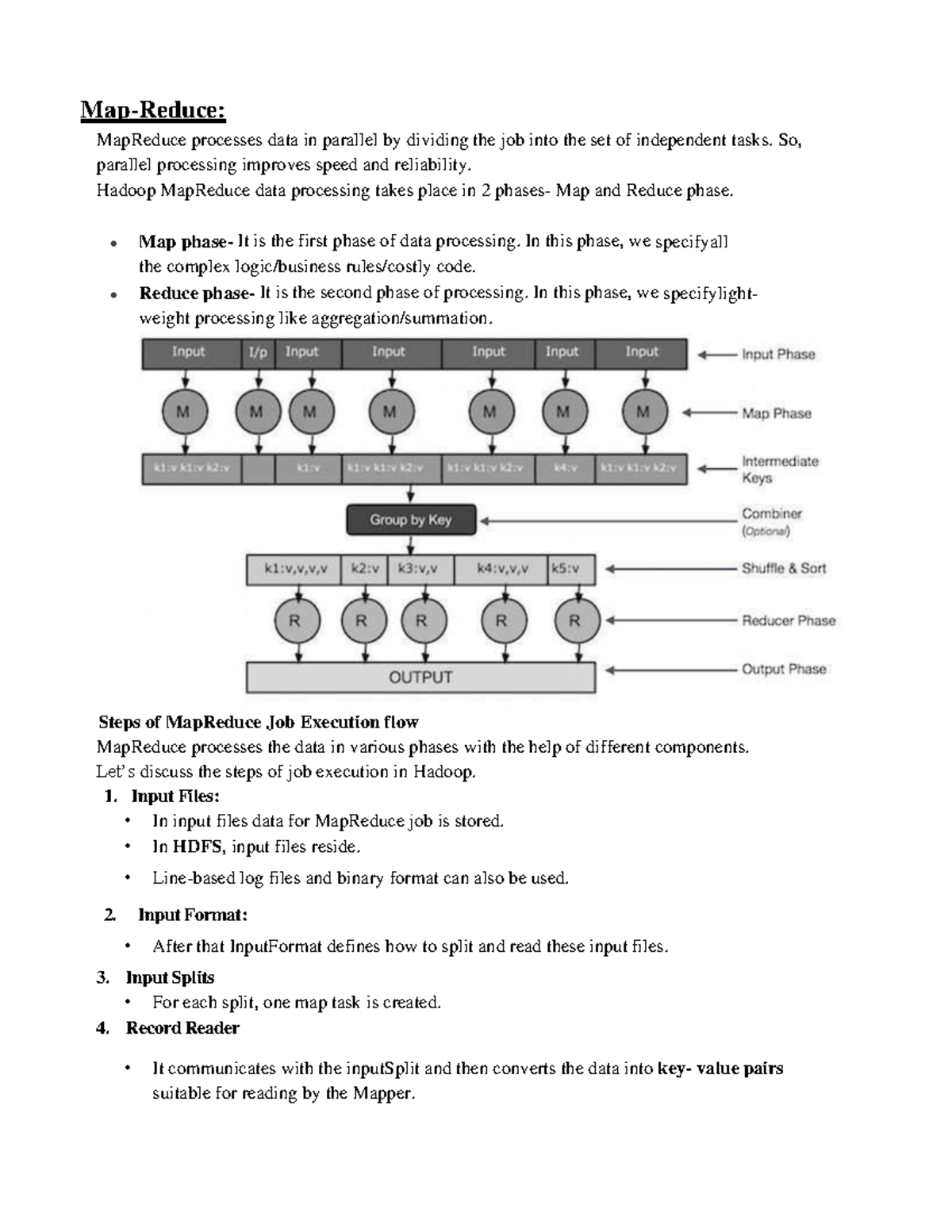 14m - Map Reduce - Map-Reduce: MapReduce processes data in parallel by ...