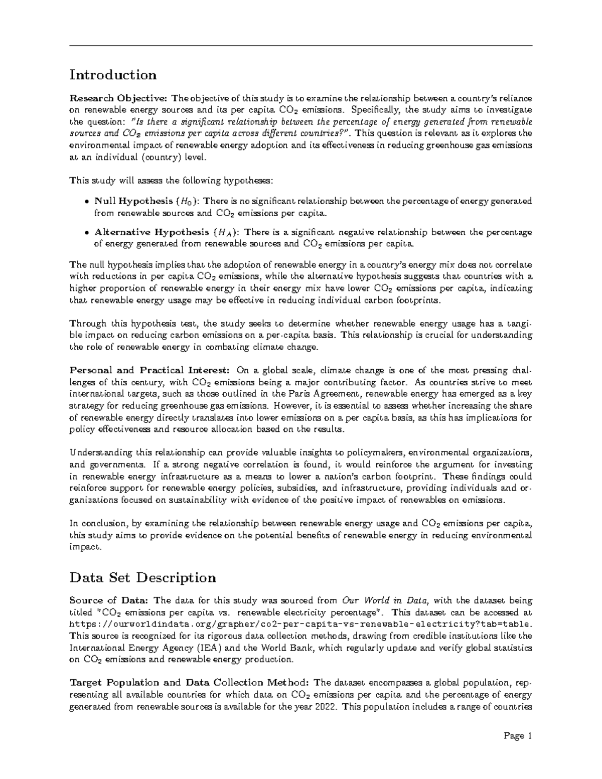 STAT1008 Assignment 2 100% - Introduction Research Objective: The objective of this study is to ...