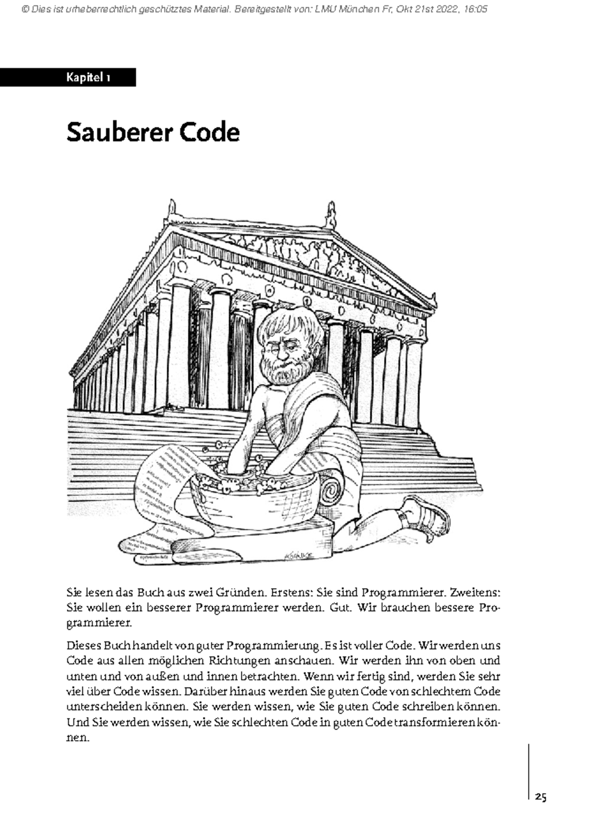 Clean Code Refactoring Patterns Testen Und Techniken Fr Kapitel 1 Sauberer Code Kapitel 1