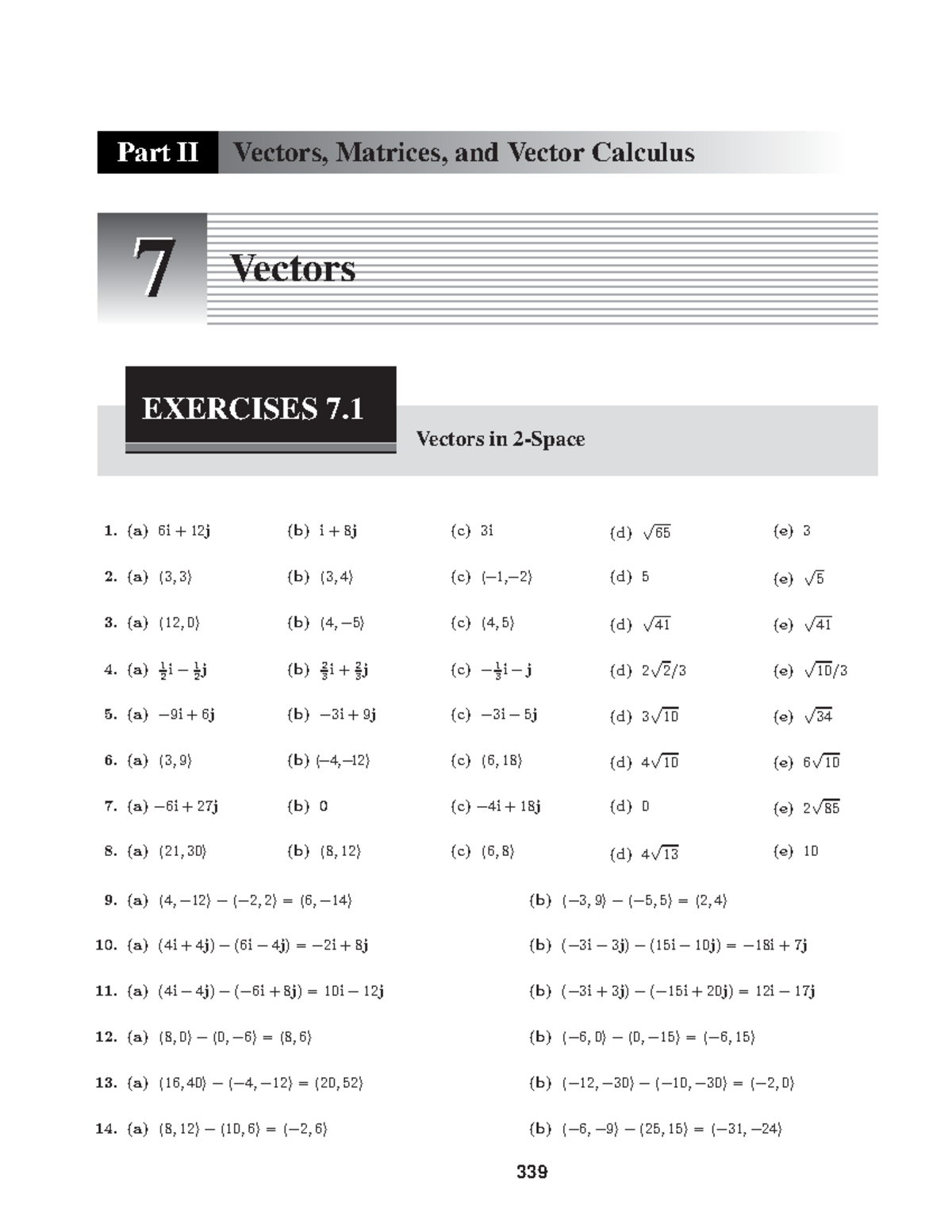 solution of chapter 7 - Part II Vectors, Matrices, and Vector Calculus ...