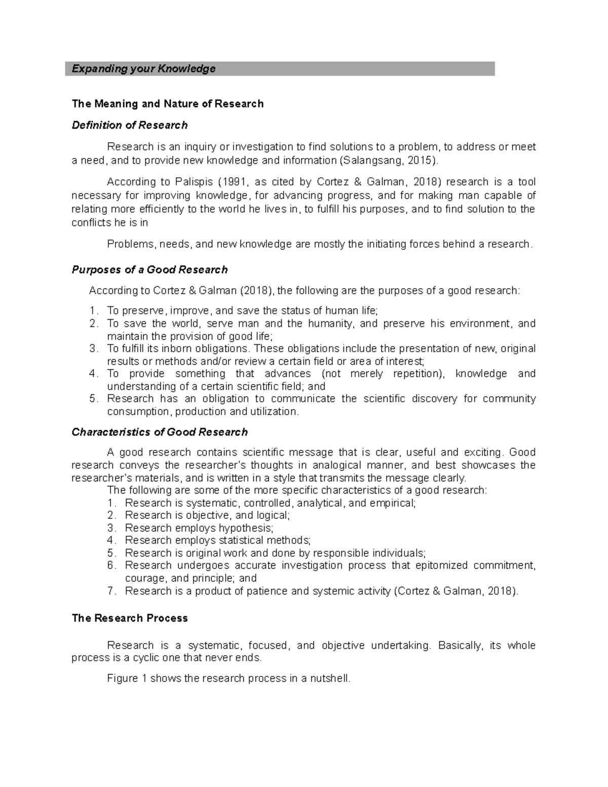 Lesson 1 UNIT 1 The Meaning And Nature Of Research Expanding Your lesson-1-unit-1-the-meaning-and-nature-of-research-expanding-your