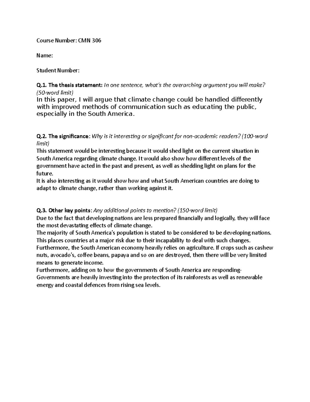 Form-Pitch an Idea - Lecture notes 1-4 - cmn306 - Toronto Met - Studocu