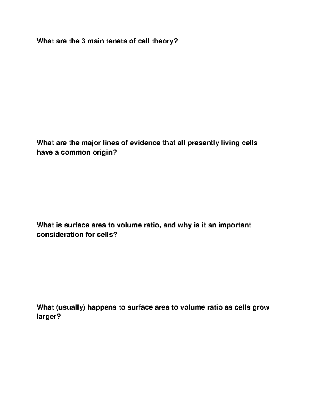 Ch06extensions - exercise 6 - What are the 3 main tenets of cell theory ...