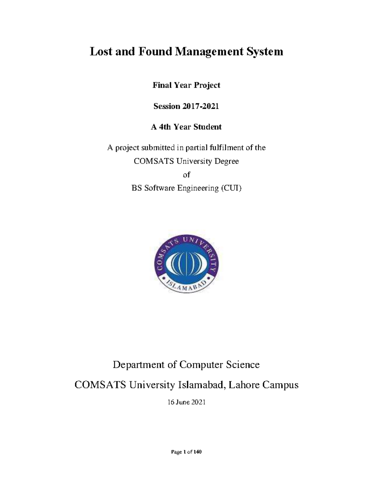 SE46-LOST AND Found Management System - Lost and Found Management ...