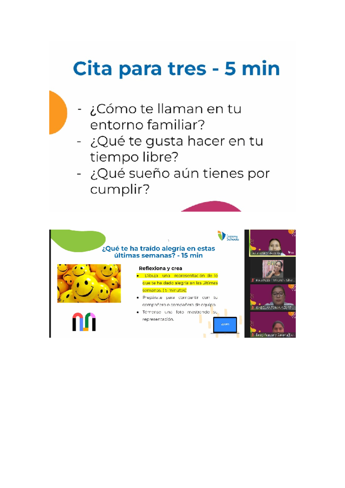 Doc6 - ghj - Cita para tres 5 min i Cómo te llaman en tu entorno ...