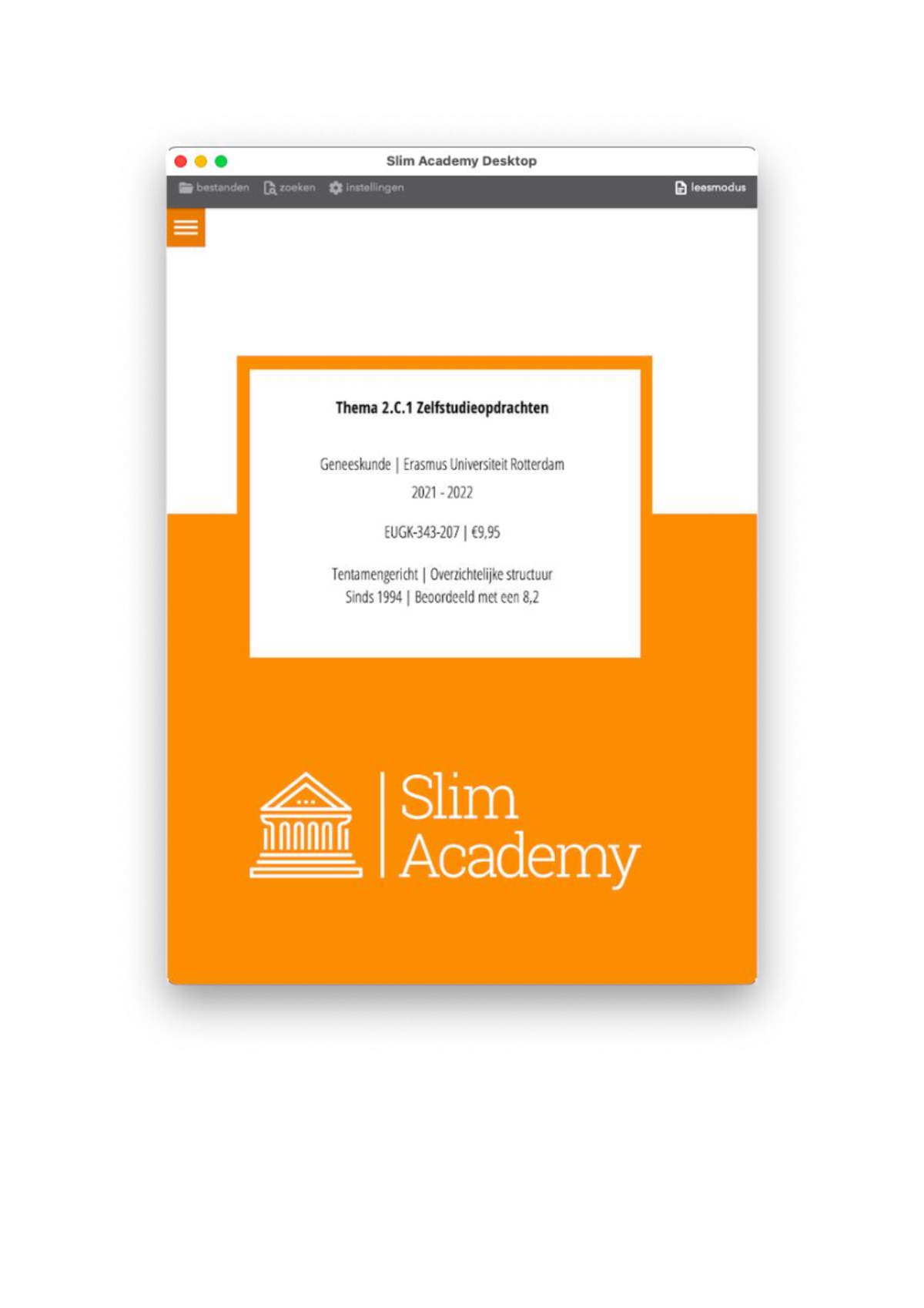 2.C.1 - ZO - Zelfstudie Opdrachten - Thema 2C - Aandoeningen van het ...