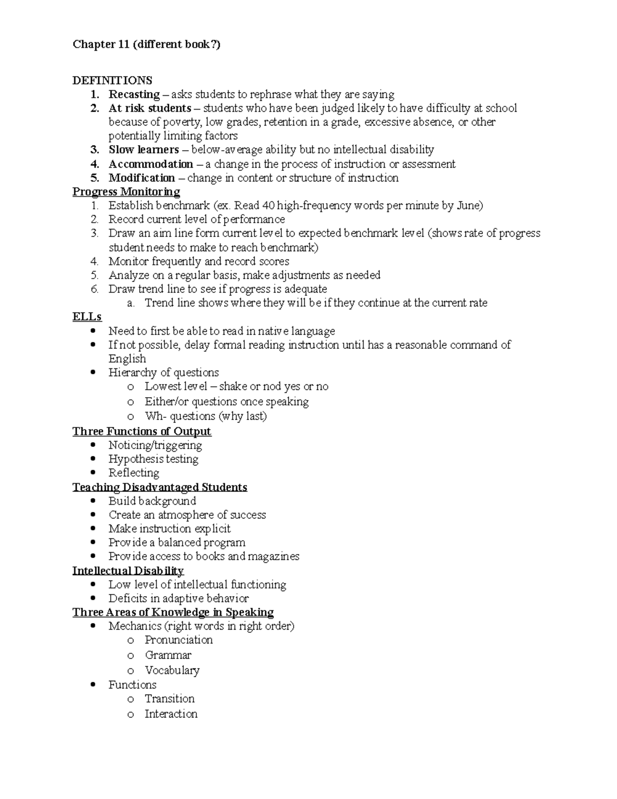 Chapter 11 might be different book - Chapter 11 (different book ...