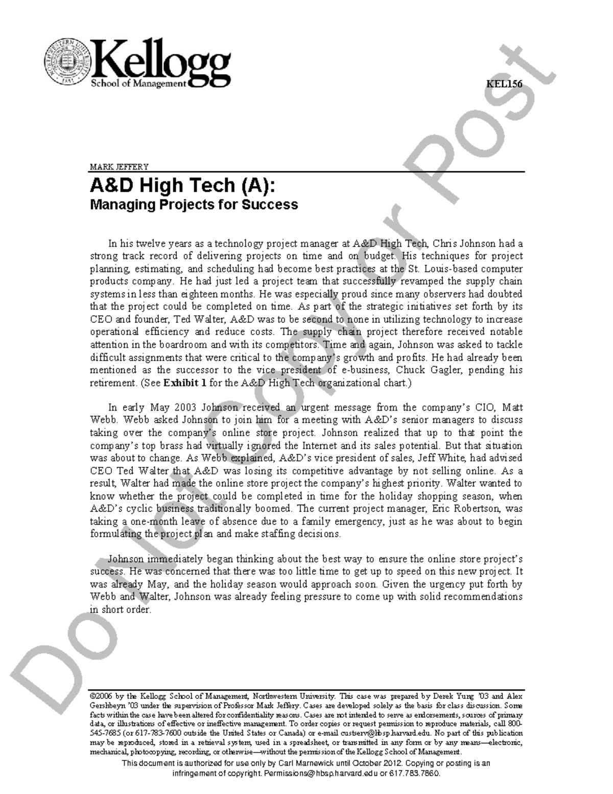 KEL156-PDF-ENG (Analyze a project plan and identify risks of the plan ...