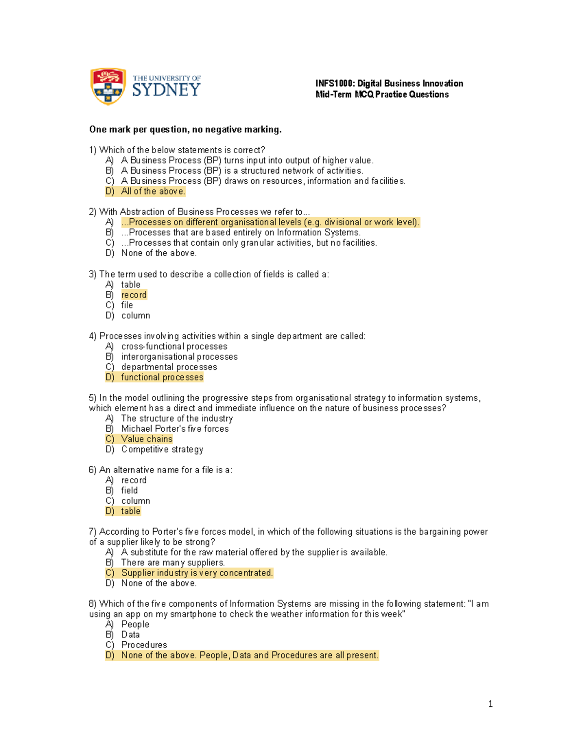 Sample/practice exam 2017, questions and answers - Warning: TT ...