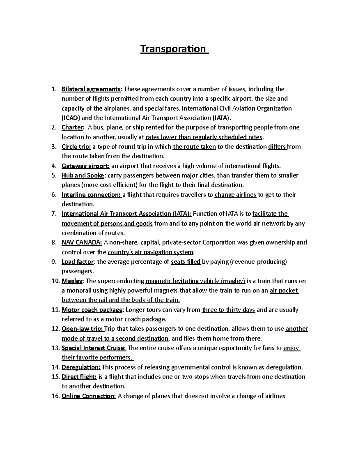 Transporation - good informationlkandahvdsfskdjfk xzmc ...