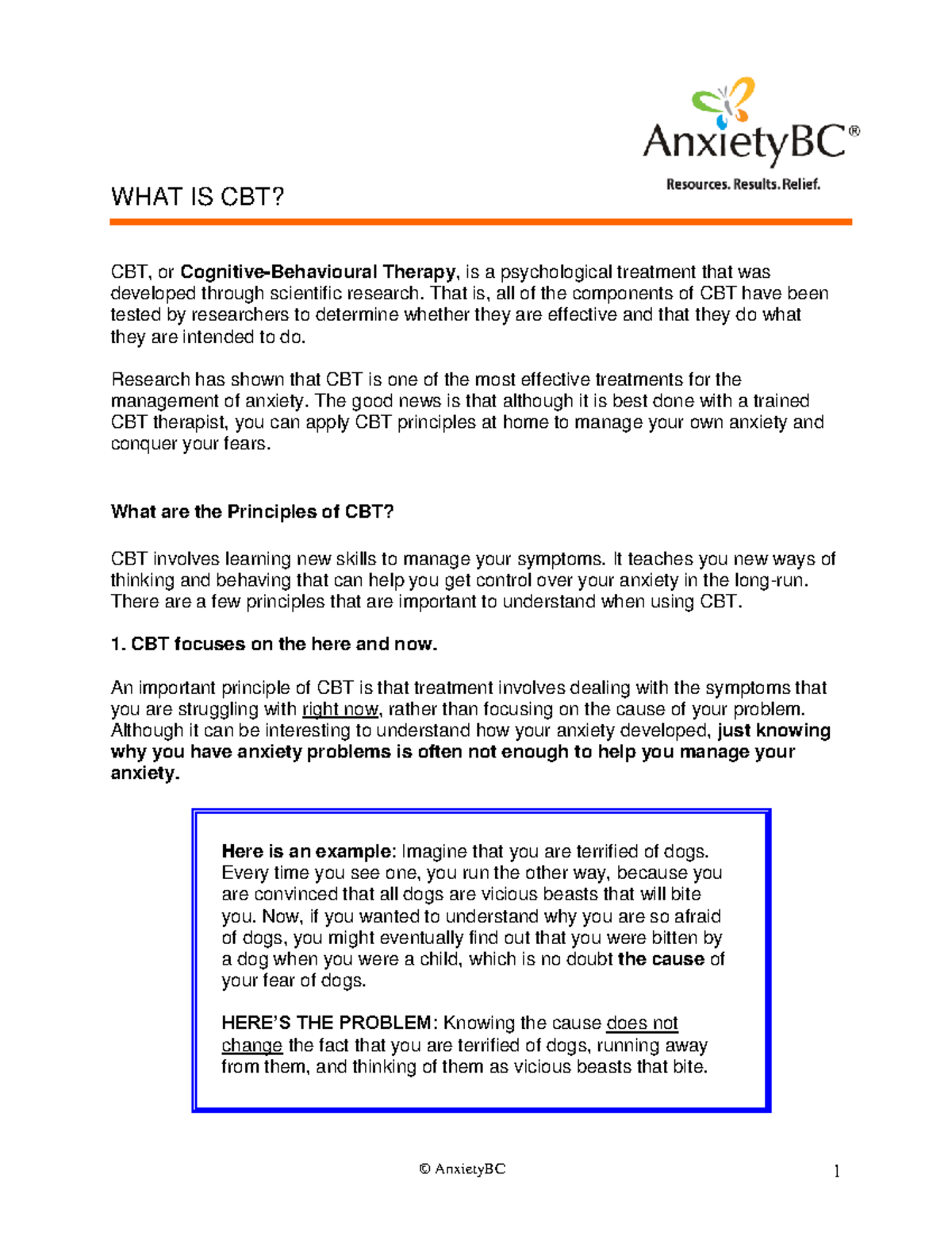 7 A Brief Explanation Of CBT By WHAT IS CBT CBT Or Therapy Is A