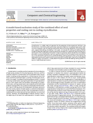 Nucleation and growth kinetics of struvi - Mehta*, Damien J. Batstone ...