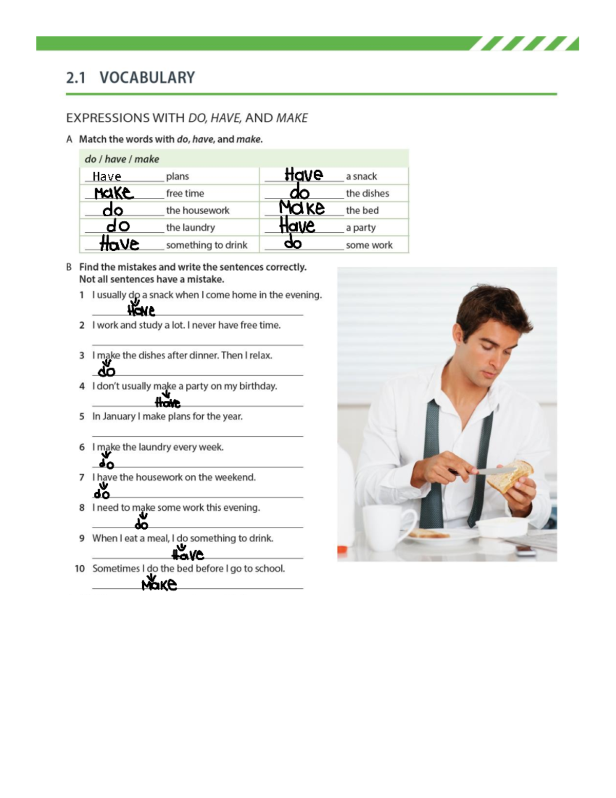 BUS 2.0 Level 2 Lesson Plan 2 Handout 1 - Ingles - Studocu