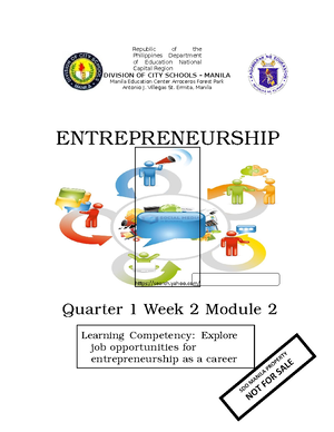 Entrepreneurship-4ms - MODULE 4: PRODUCT DEVELOPMENT, OPERATIONS, AND ...