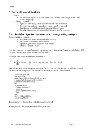 Principles of Acoustics - Lecture Notes Pt.1 - UNIVERSITY OF SALFORD ...