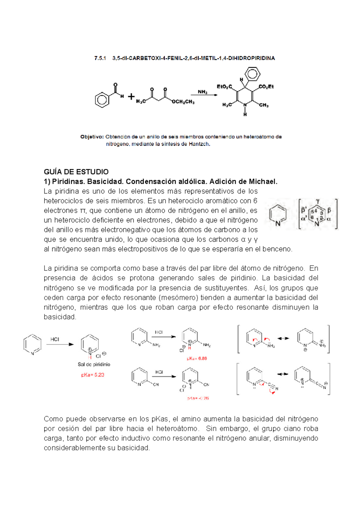 3,5 di Carbetoxi 4 Fenil 2,6 di Metil 1,4 Dihidropiridina - GUÍA DE ...