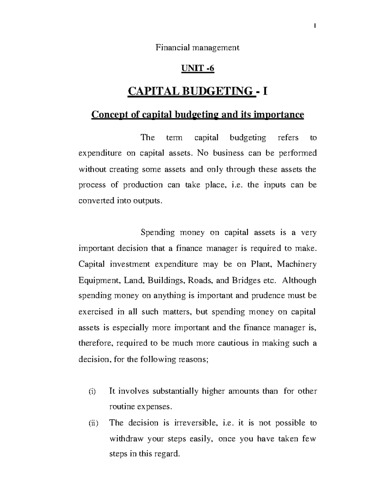MCO-7 Financial Management\Block-2\Unit-6 - Financial management UNIT ...