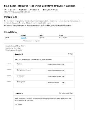 Micro Exam 1 - Full Exam 1 - BIOD 171 Essential Microbiology Portage ...